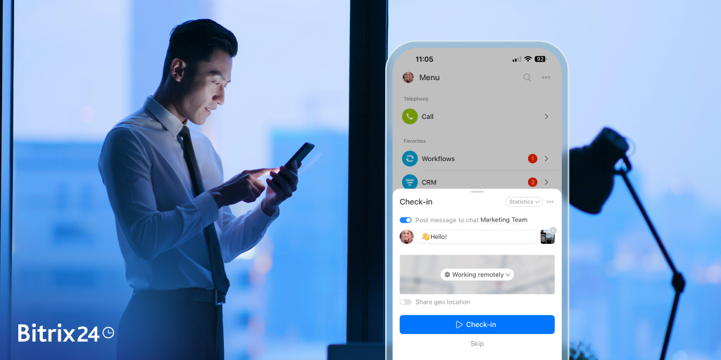 Bitrix24 Check-in